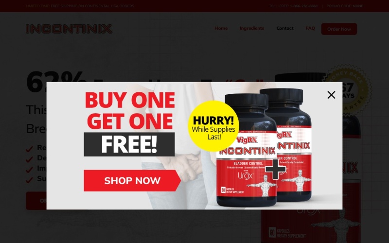 Score Big with VigRX Incontinix Coupon Codes & Deals | Save Instantly ...